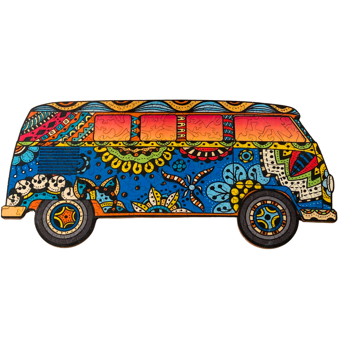 Wooden Puzzle - 176 pieces - Groovy Van – Twigg Puzzles