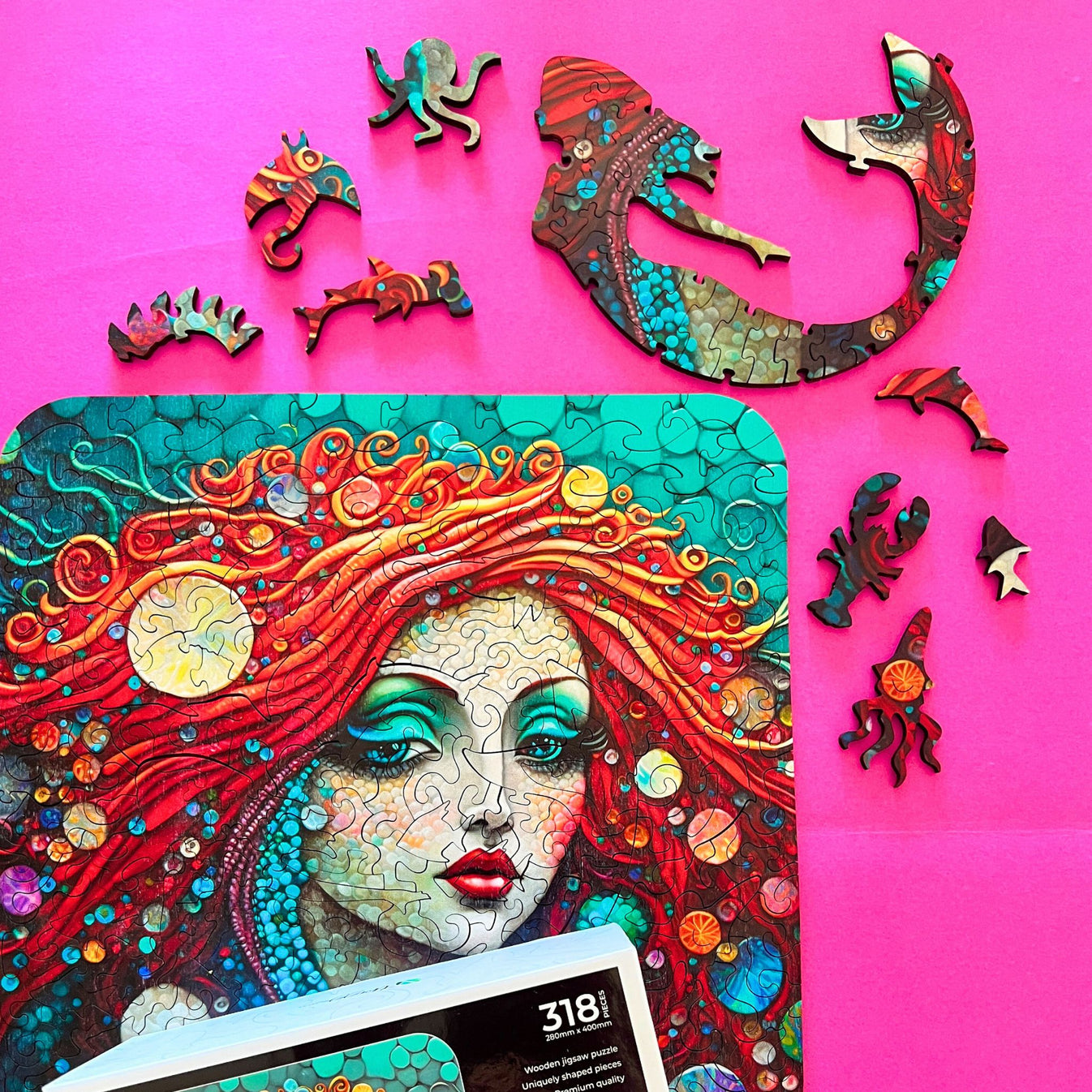 318 pieces - Mesmerising Mermaid – Twigg Puzzles