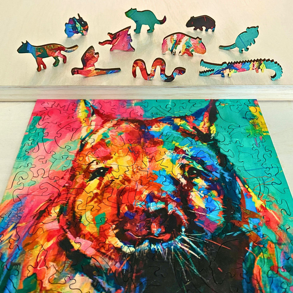 123 pieces - Winston Wombat - Original Artwork – Twigg Puzzles