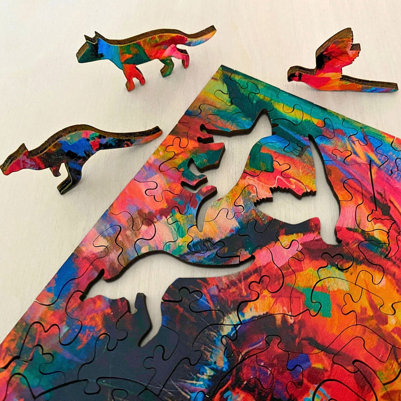 123 pieces - Winston Wombat - Original Artwork – Twigg Puzzles