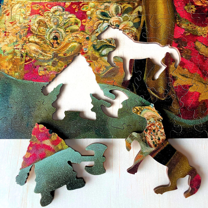 671 pieces - Royal Hunt - Original Artwork – Twigg Puzzles