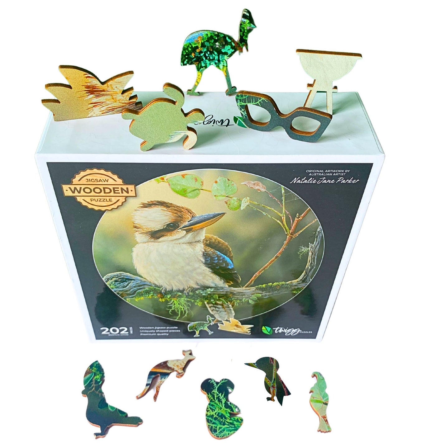 Kookaburra Wooden Puzzle | Twigg Puzzles