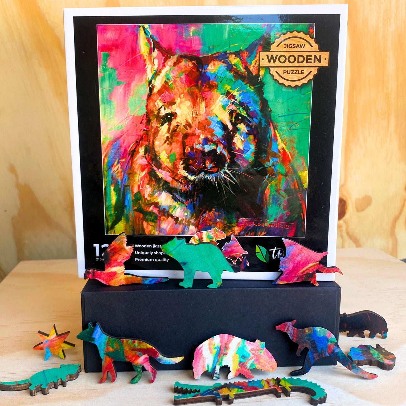 123 pieces - Winston Wombat - Original Artwork – Twigg Puzzles