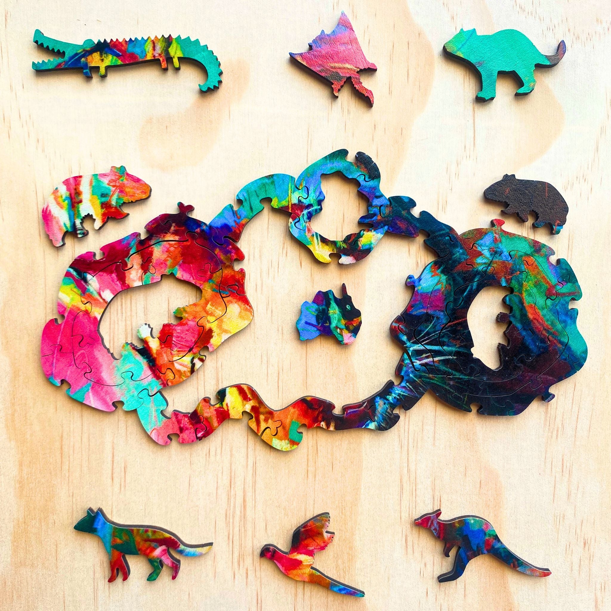 123 pieces - Winston Wombat - Original Artwork – Twigg Puzzles