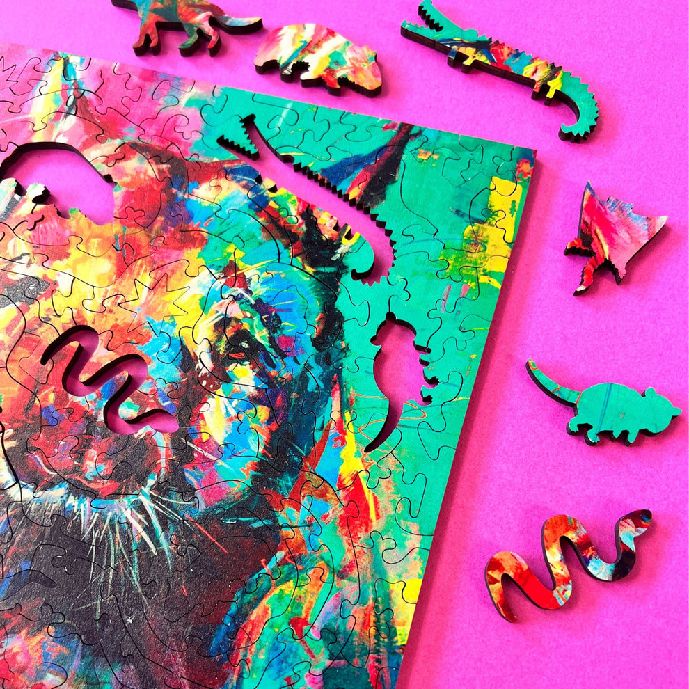 123 pieces - Winston Wombat - Original Artwork – Twigg Puzzles