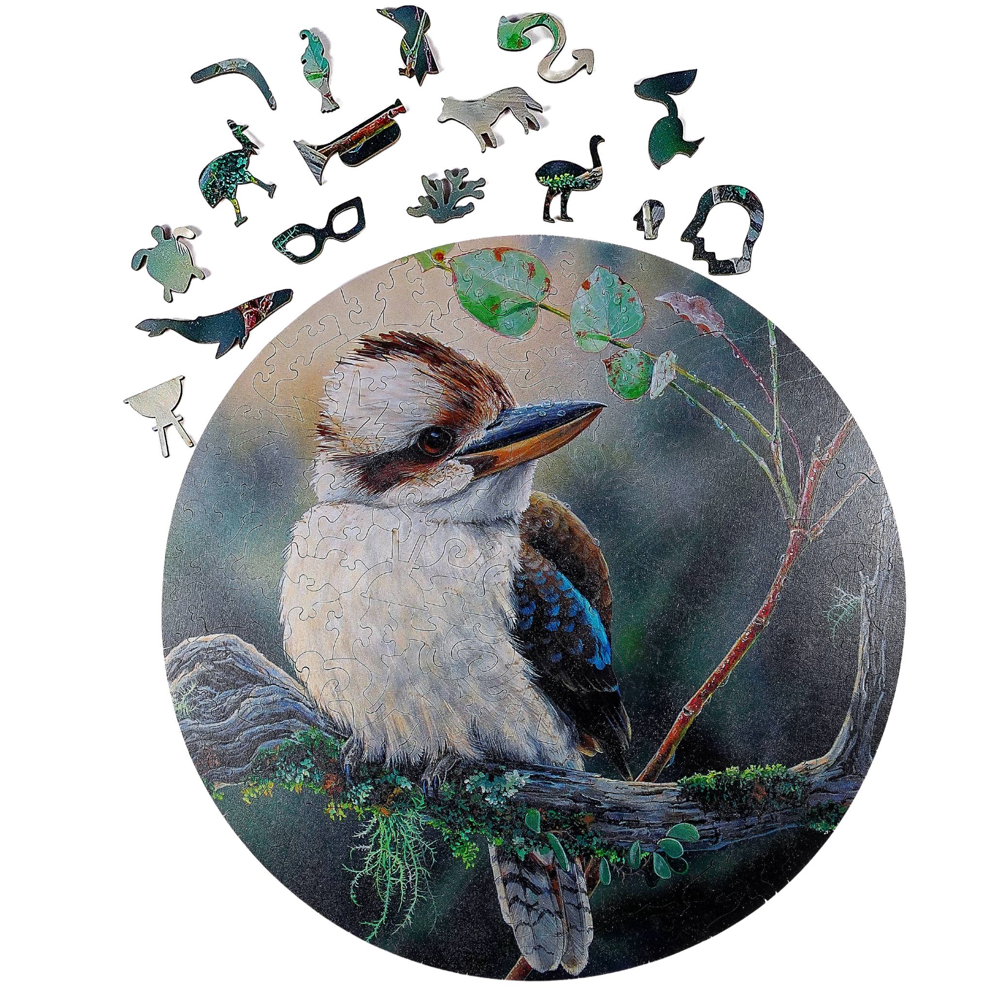 Kookaburra Wooden Puzzle | Twigg Puzzles